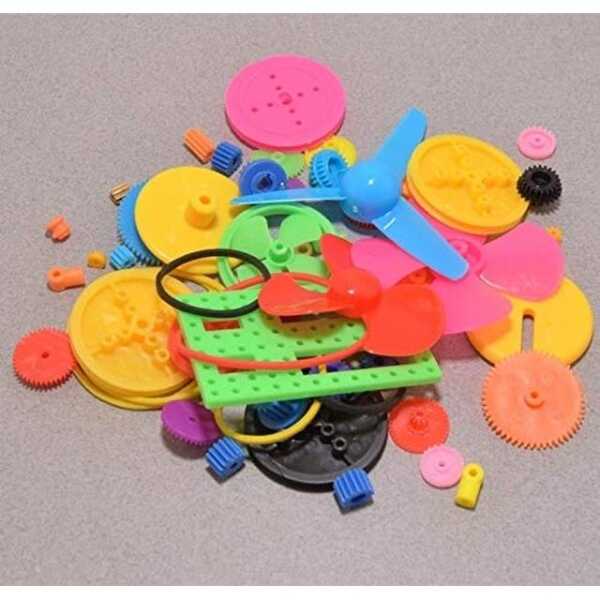 DIY 55 Pcs/Lot Colorful Plastic Motor Gear Kit Buy | Gorsu Elektronik